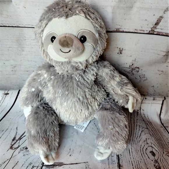 Kellytoy | Toys | Kellytoy Iridescent Sparkly Star Gray Sloth Plush 3 ...